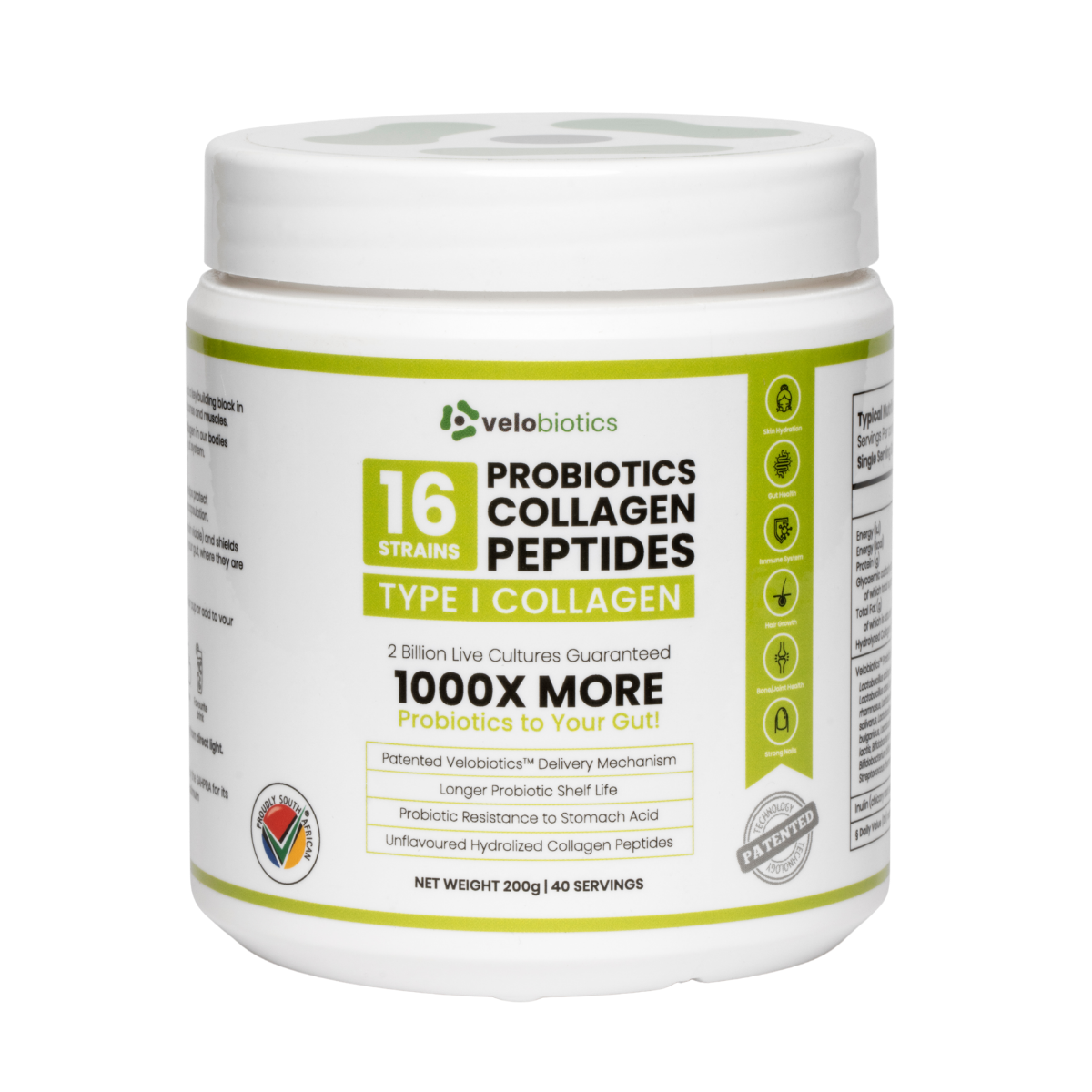 Probiotics Collagen Powder 200g – Velobiotics South Africa